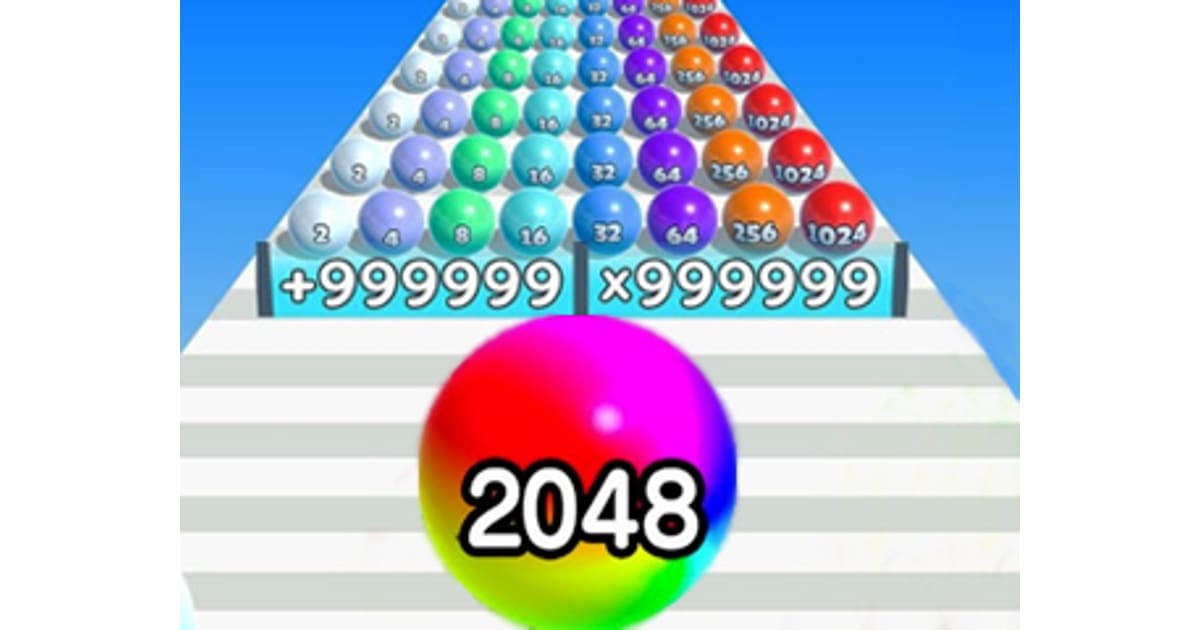 Arcade Video Game - 2048 Run: Gorgeous Balls | Yad