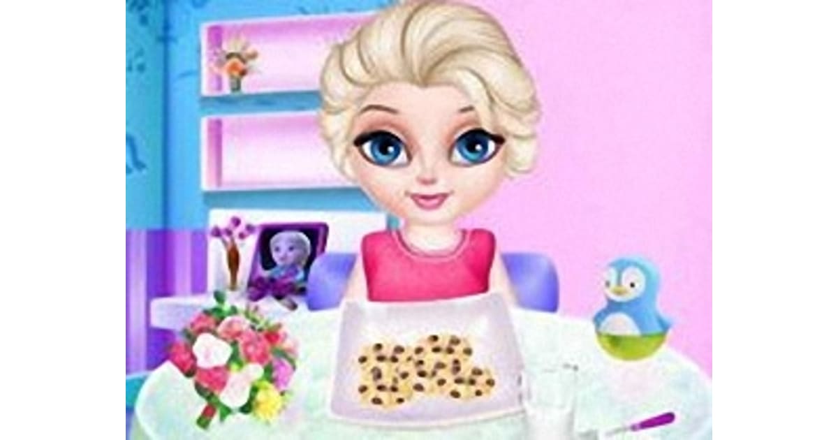 Baby Elsa Homemade Cookies Cooking - Play Online For Free