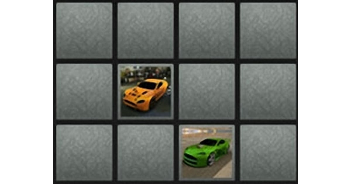 Car Memory - Play Car Memory Game Online Free