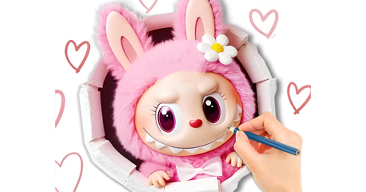 Hot Labubu Coloring Book - Paint Mokoko Online