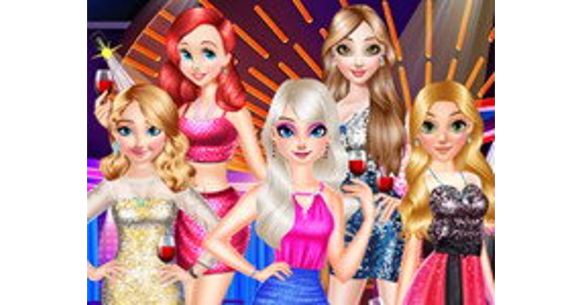 Disney Princesses Weekend Night Party - Play Online For Free