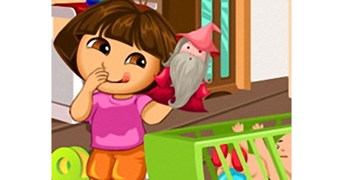 Dora Baby Caring Slacking - Play Online For Free