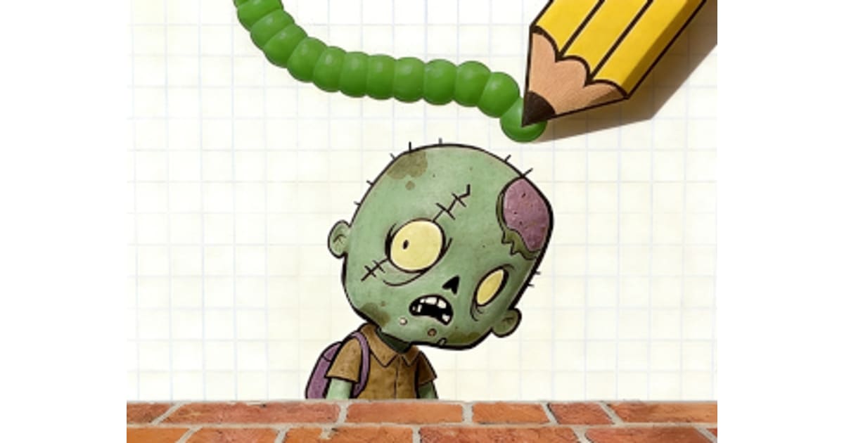 Brain Puzzle Game: Draw To Smash Zombie | Yad
