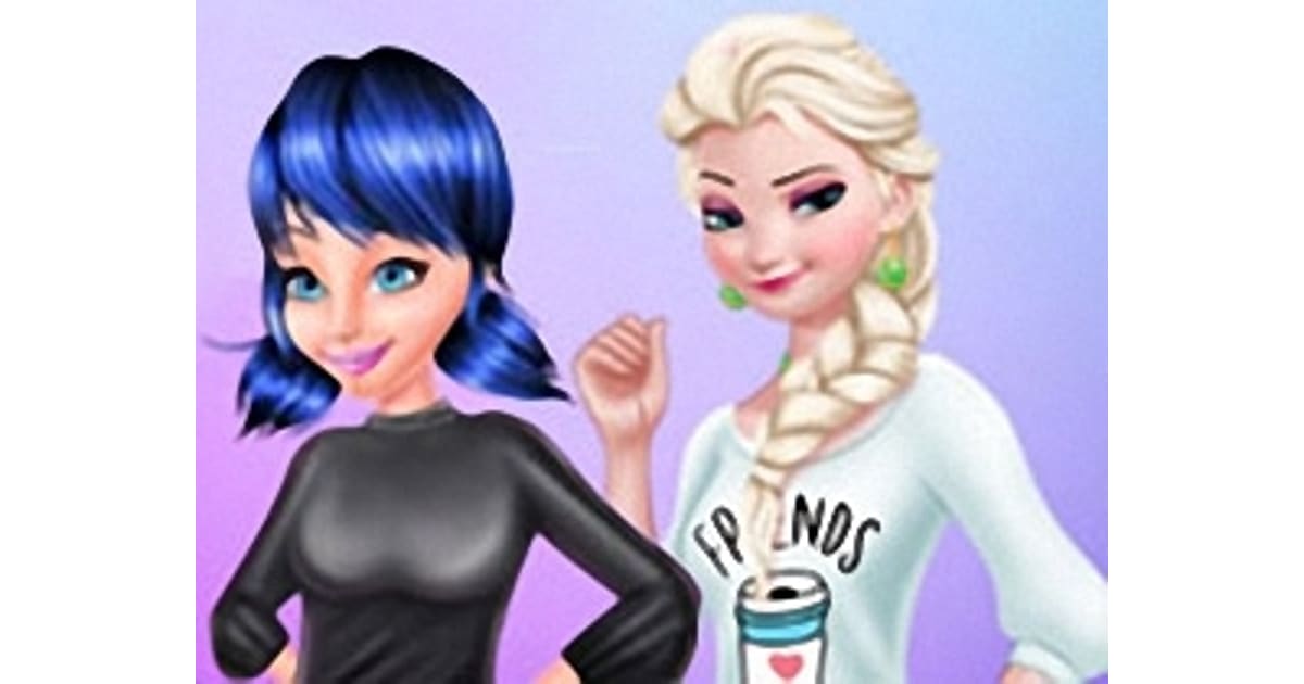 Elsa And Ladybug In College - Play Online For Free