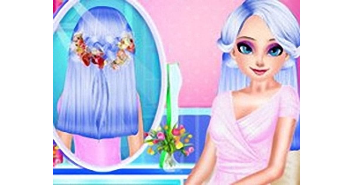 Elsa Colorful Braid Hairstyle - Play Online For Free