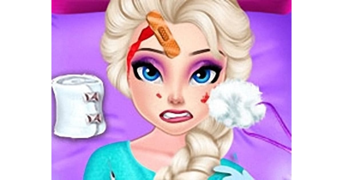 Elsa Surfing Accident - Play Online For Free