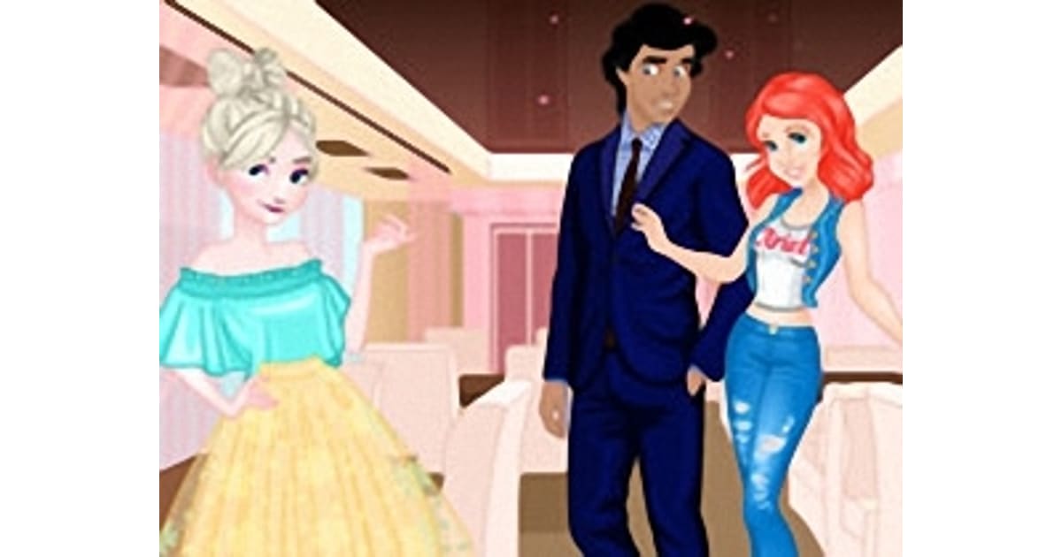 Frozen And Ariel Rivals In Love - Play Online For Free