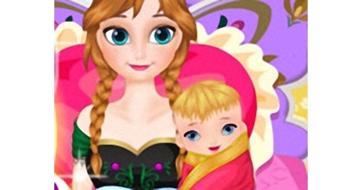 Frozen Anna Baby Birth - Play Online For Free
