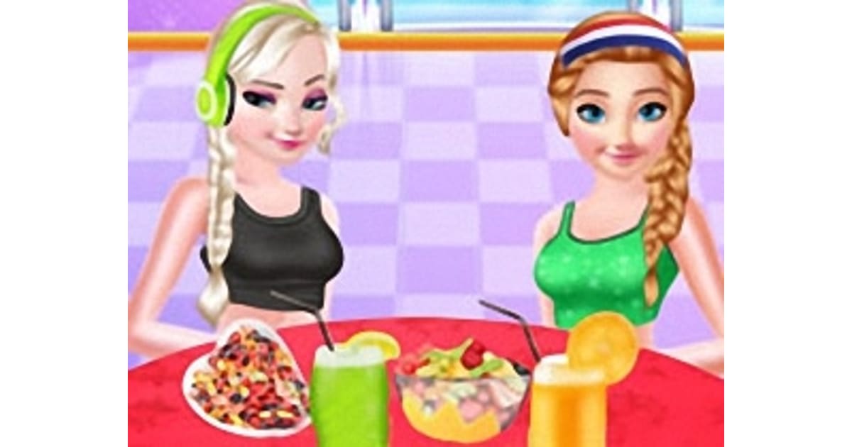 Frozen Sisters Fat To Fit Day - Play Online For Free