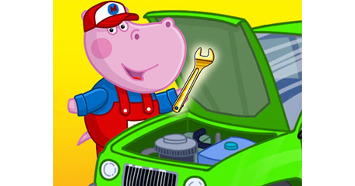Hippo Car Service Station - Play Online For Free