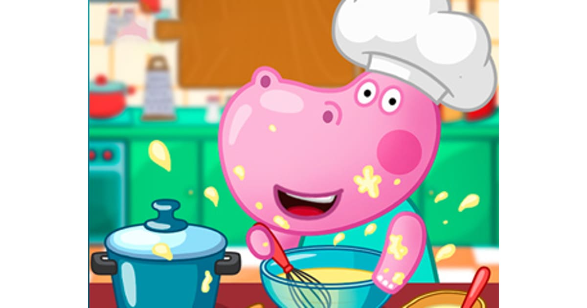 Hippo Cooking School - Play Hippo Cooking School Game Online Free