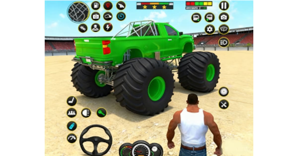 Mad Truck Free Stunt Driving Game
