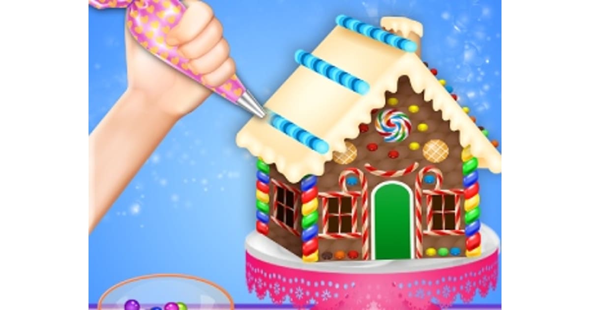 Make A Gingerbread House Cake - Play Online For Free