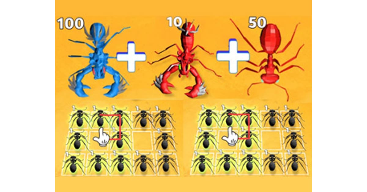 Merge Ant: Insect Fusion - Free Merge Unblocked