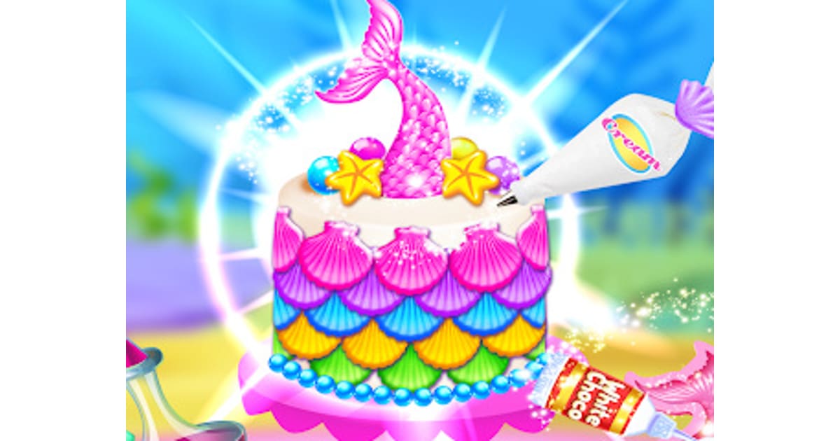 Mermaid Cake Cooking Design 1 - Play Online For Free