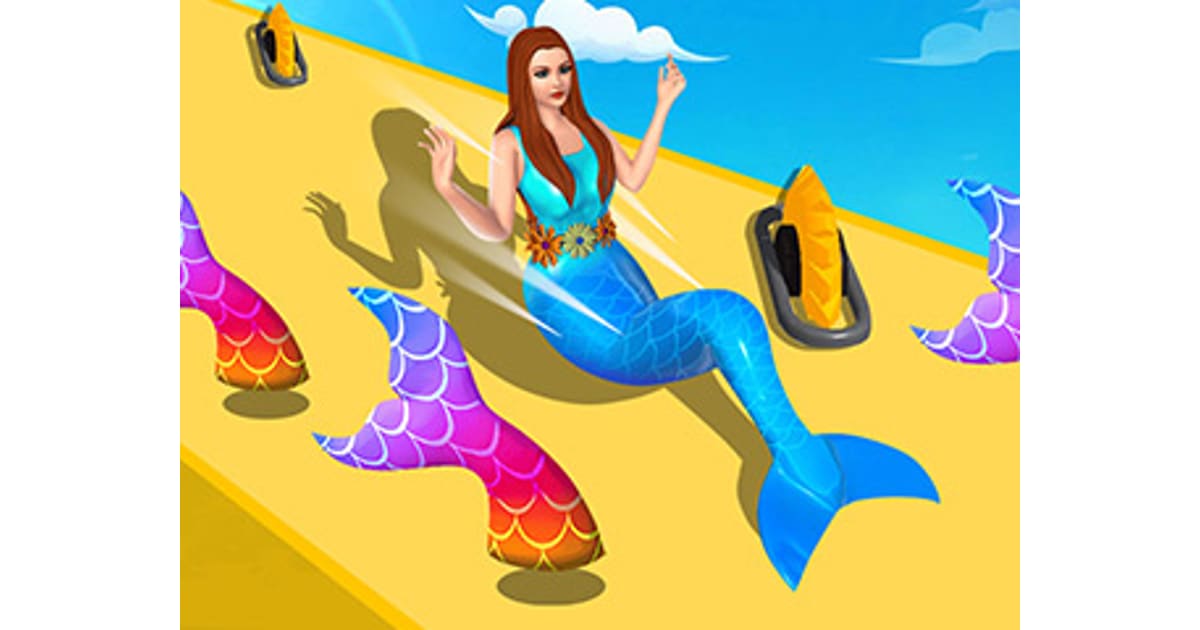 Mermaid Tail Run 3D - Running Online Game