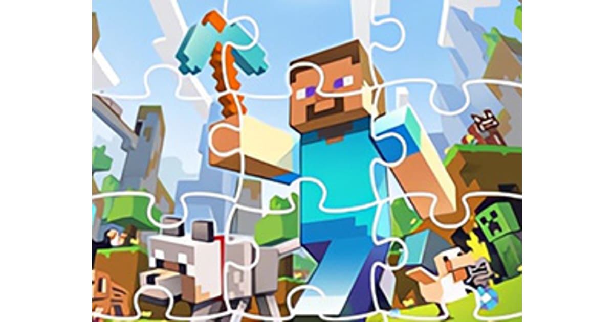 Minecraft Jigsaw Puzzle - Online Unblocked Game
