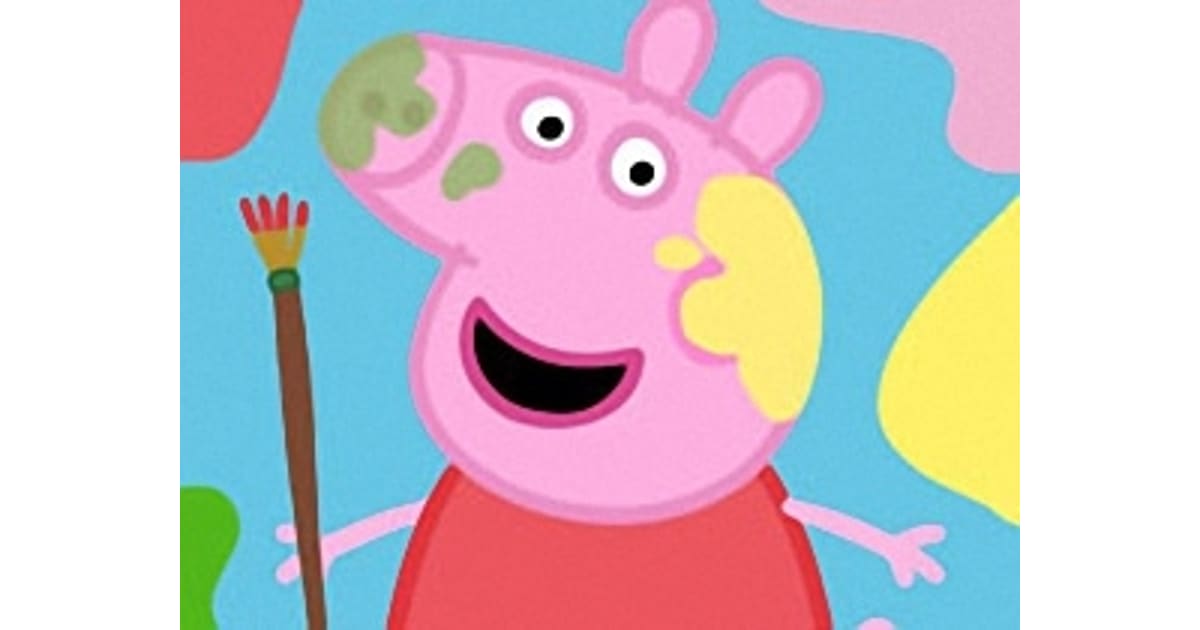Peppa Pigs Paint Box - Play Peppa Pigs Paint Box Game Online Free