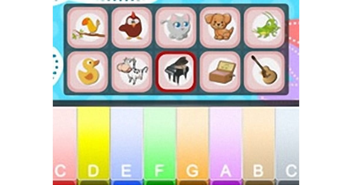 Piano For Kids Animal Sounds - Play Online For Free