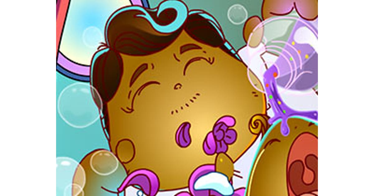 Pou Baby Wash - Play Pou Baby Wash Game Online Free