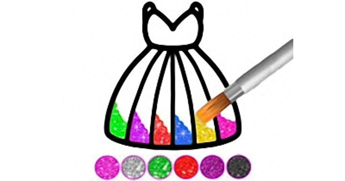 Princess Glitter Coloring - Play Online For Free