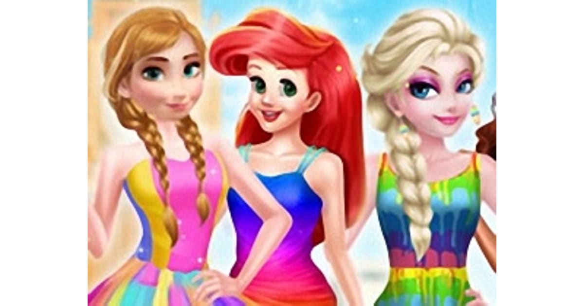 Princess Rainbow Style Fashion - Play Online For Free