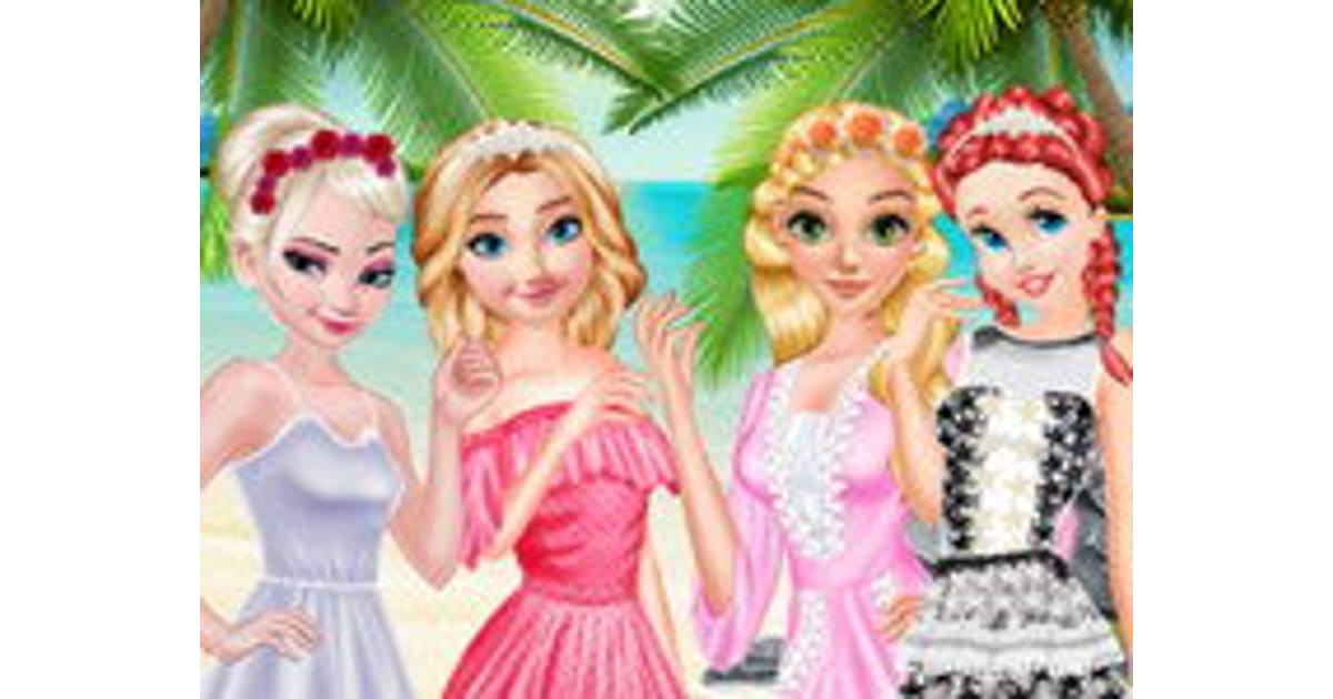 Princesses Graduation Beach Party - Play Online For Free