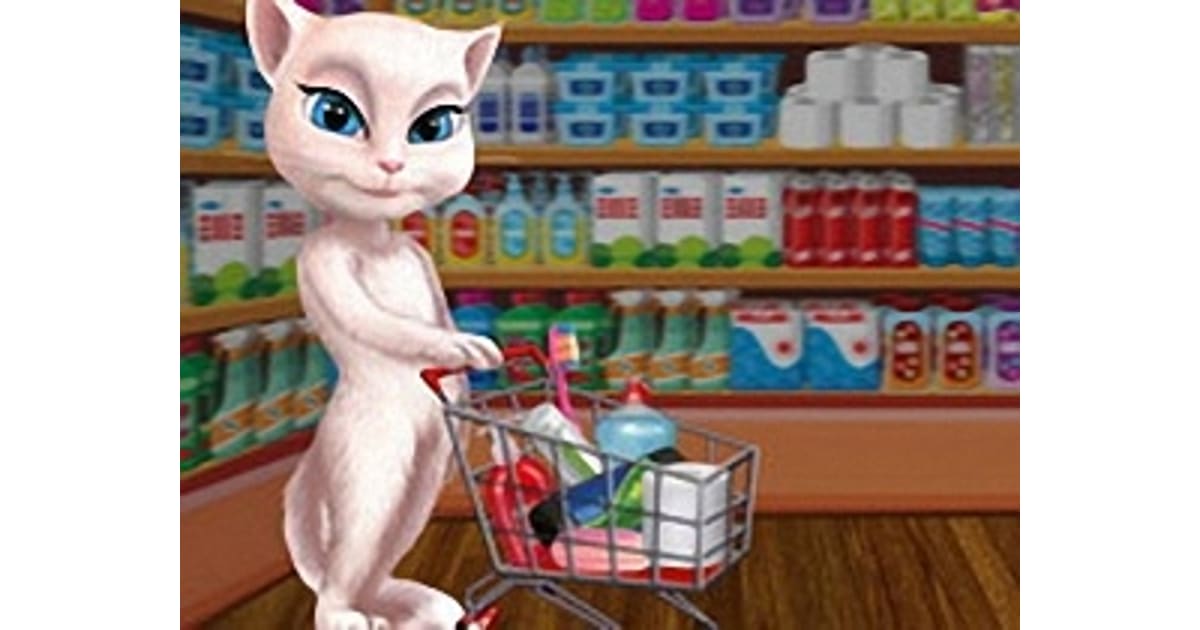 Talking Angela Great Shopping - Play Online For Free