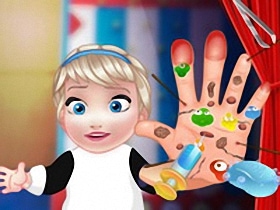 Baby Elsa Hand Doctor - Free Baby Elsa Hand Doctor Game