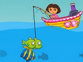 Dora Fishing - Free Dora Fishing Game