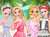 Princesses Graduation Beach Party - Free Princesses Graduation Beach ...